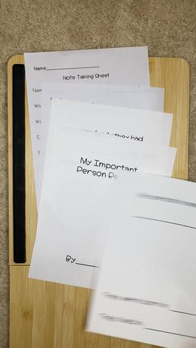 Important Person Informative Writing for Primary Grades by ...