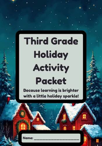 Winter Wonder: 5 Day Winter Holidays Activity Packet (Third Grade)