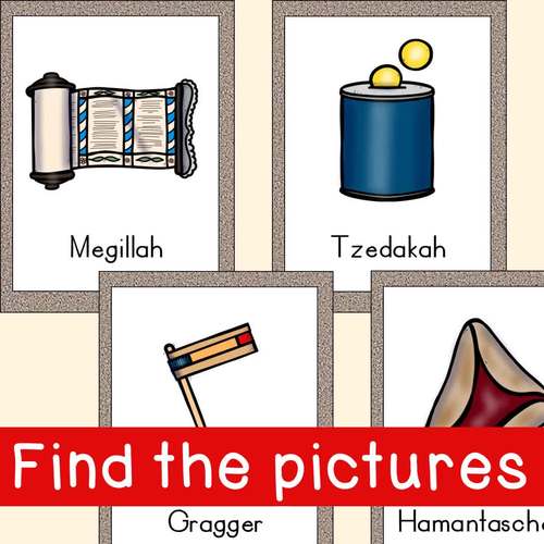 Purim activity | Write the room scavenger hunt by JK Special Education