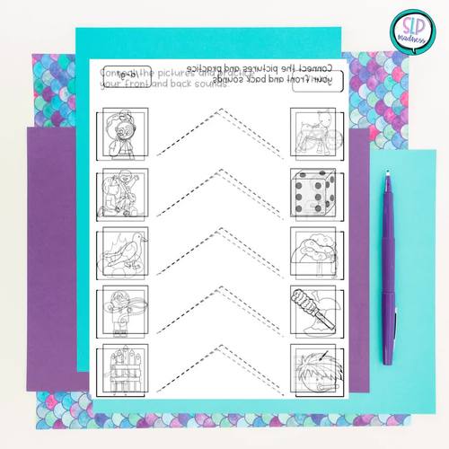Minimal Pairs Articulation Speech Therapy Bundle Fronting Backing Boom ...