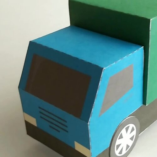 TRUCK Type A. Paper Toy / Gift Box by ixia3d | TPT