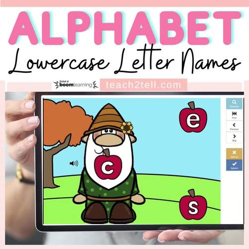 Lowercase Letters of the Alphabet Recognition Fall Activity Boom ...