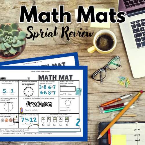 NWEA MAP Math Bundle Grade 1- Test Prep Spiral Practice Review | TPT