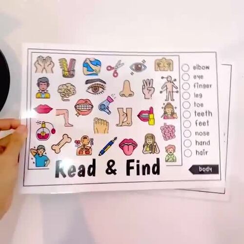 Read and Find : Picture Puzzles - Vocabulary Fun by The Marry Girls