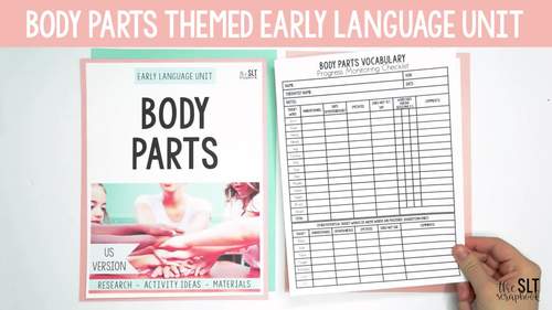 Body Parts Themed Early Language Activities- Early Intervention Speech ...