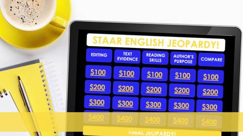 STAAR English Non-Fiction Reading Questions PPT Jeopardy Game | New ...