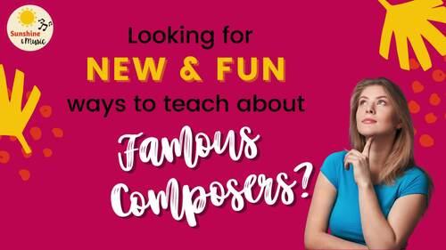 Biographies of Famous Composers - Composer of the Month Worksheets