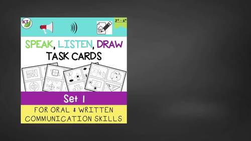 Speaking and Listening Skills Task Cards by Kerry Tracy Feel-Good Teaching