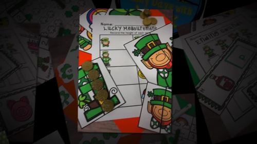 Kindergarten Saint Patrick's Day Centers - Math and Literacy Bundle