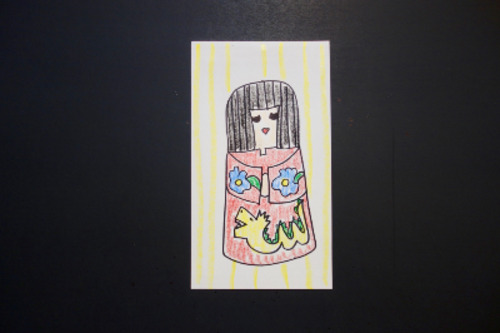Let's Draw a Japanese Origami Paper Doll! by Patty Fernandez Artist