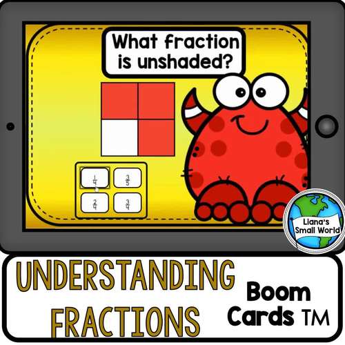 Understanding Fractions Boom Cards Digital Task Cards by Liana's Small ...