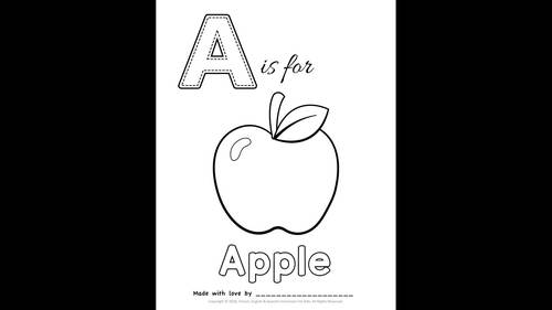 BABY SHOWER ABC COLORING BOOK! by French English And Spanish Immersion ...