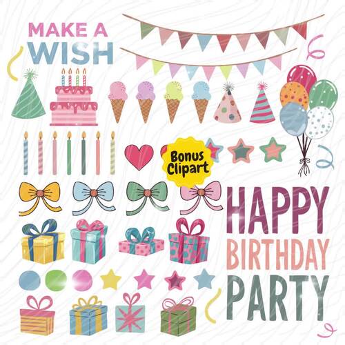 Pastel Happy Birthday Alphabet letter, number craft, bulletin board ...