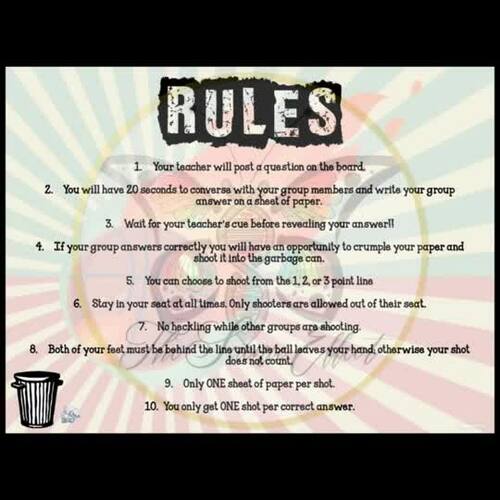 Atoms Elements & The Periodic Table ~ Crumple & Shoot ~ Trashketball ...