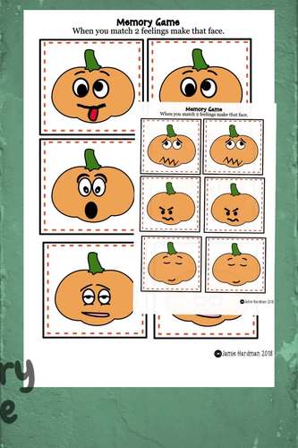 Halloween pumpkins feelings emotions teaching activities | TpT