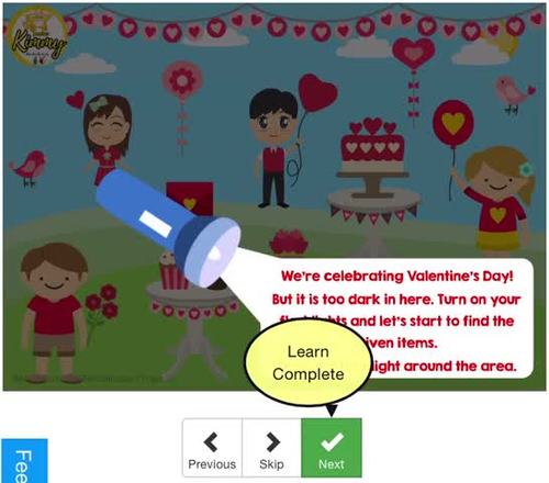 I spy Valentines Day Visual Memory Boom Cards by Teacher Kimmy | TPT