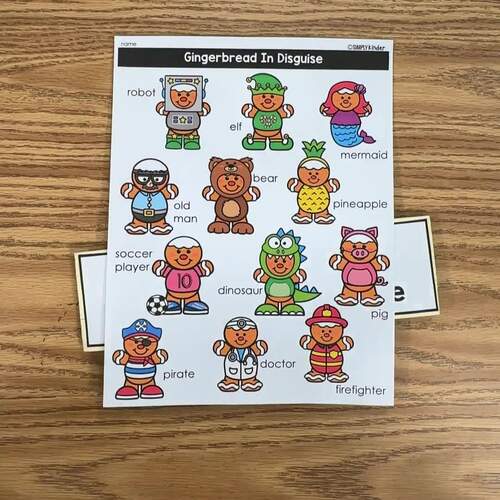 Disguise a Gingerbread Man Writing & Craft, Gingerbread in Disguise Project