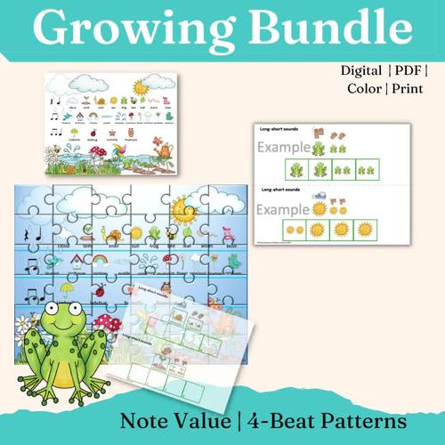 Spring Music Worksheets and Activities | Growing Bundle by CLS Music ...