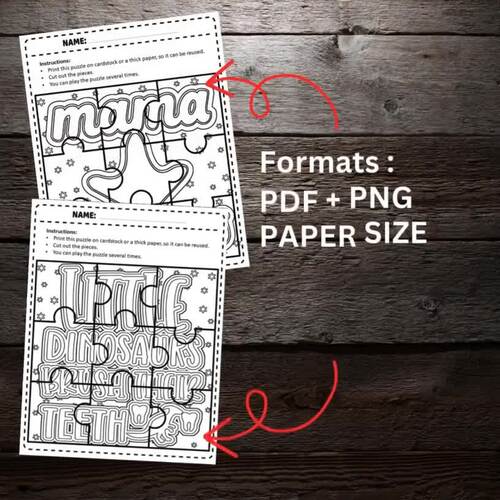 Dinosaur Quotes Jigsaw Puzzles Coloring Pages For Preschool and ...