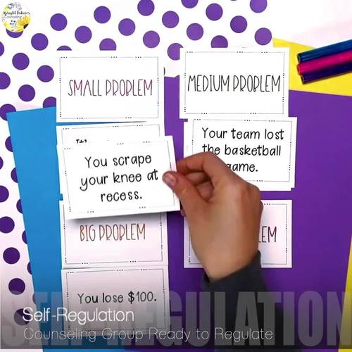 Self Regulation School Counseling Group - Emotional Regulation & Coping ...