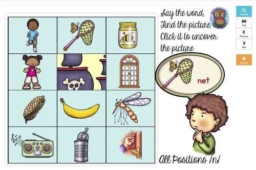 N Articulation Games Reveal the Picture Boom Cards Set 2 by Funny Owl