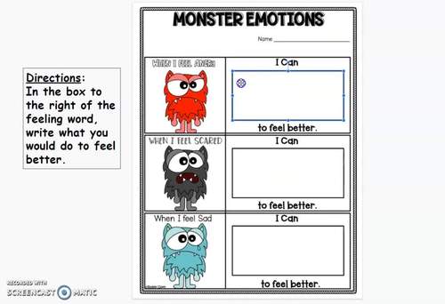 The Color Monster - FEELINGS & EMOTIONS Book Companion Lesson | TPT