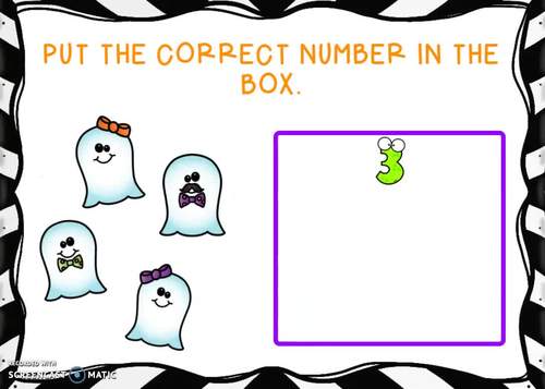 Counting to 10 Boom Cards™ Distance Learning Halloween by Creating 4 ESL