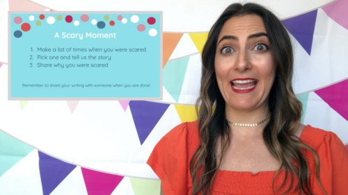 Narrative Writing Prompt- A Scary Time by TeacherTink | TPT