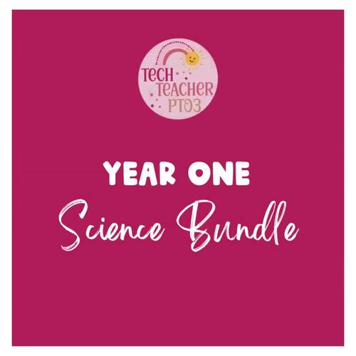 Year 1 Science Bundle Biological Earth Space Physical ACARA 9.0 | TPT