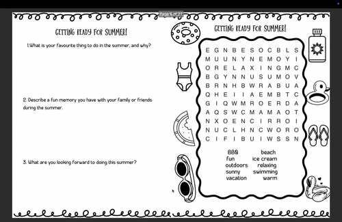 End of Year Summer Review Packet for 1st Grade | Printable No Prep ...