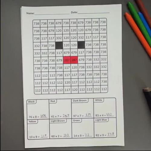 Subtracting Decimals | Zoo Animals Mystery Pictures by Transpose Learning