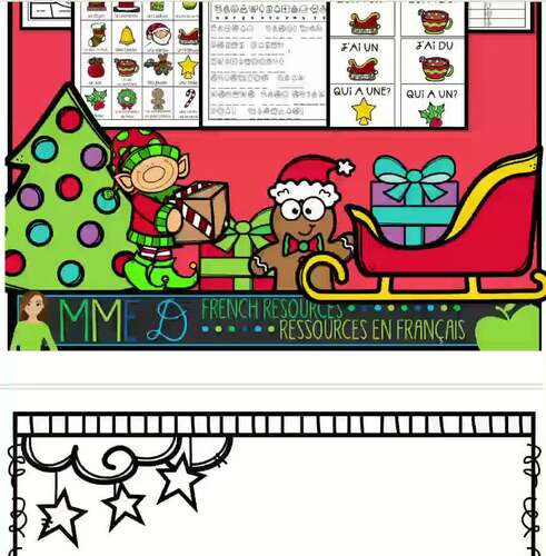 Activités de Noel - French Christmas activities by MME D | TPT