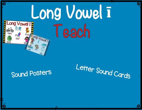 Long Vowel ī Teach Practice & Assess Posters Games Worksheets & Assessments