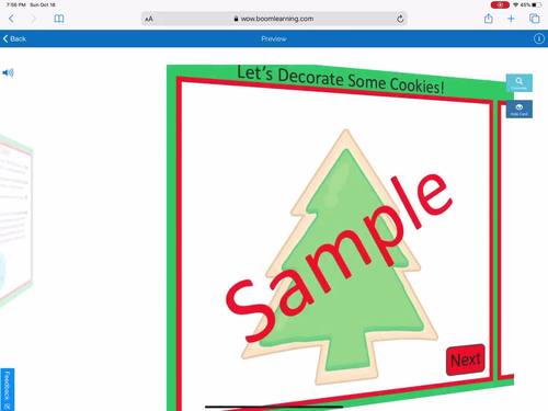 Open Ended BOOM Card Deck: Let's Decorate Some Cookies Christmas