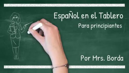 Spanish Distance Learning / Profesiones ¿Quién es? # P-1.1 / Free