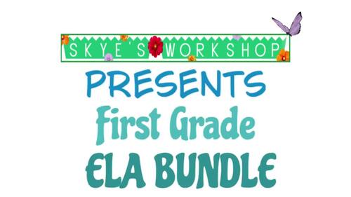 First Grade Products English Language Arts BUNDLE by Skye's Workshop