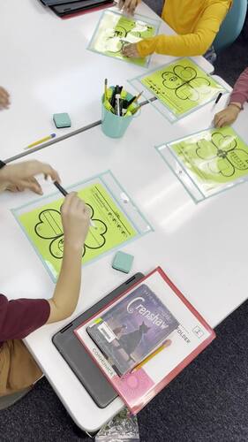 Shamrock Fractions - Depth & Complexity St. Patrick’s Day Math Graphic ...