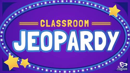 Classroom Jeopardy! - Editable PowerPoint Game (NEW & MODERN DESIGN)