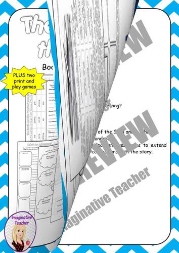 The Snail and the Whale (by Julia Donaldson) Book Companion Activities