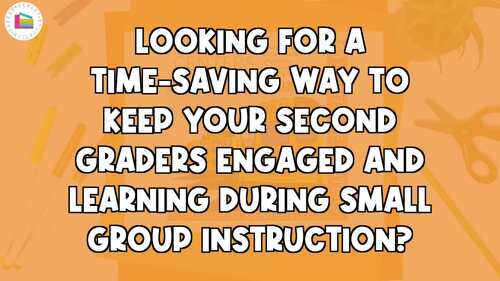 Second Grade Math & Literacy Centers Printable & Digital Activities w ...