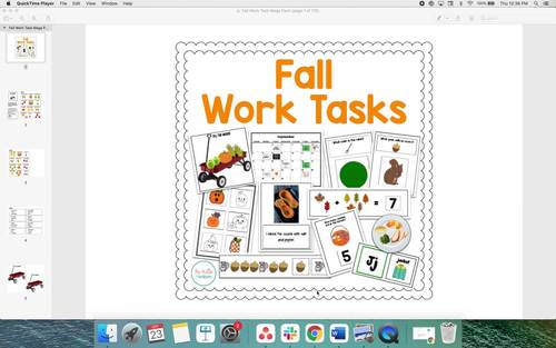Fall Work Task Mega Pack by The Autism Helper | TPT