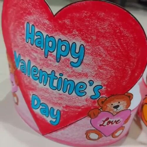 Valentine's Day Headband Hat Paper Crown Craft /Fun & Easy Activities