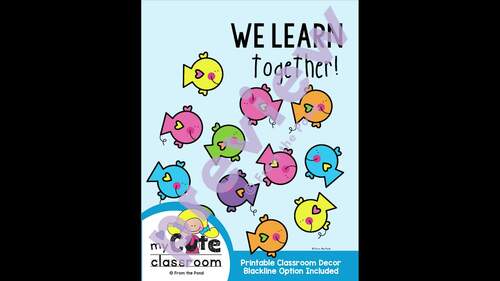 Cooperative Learning Poster – Positive Classroom Expectations and SEL Decor