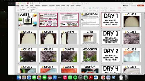 Morning Meeting Games Guess the Picture Activity Brain Breaks October ...