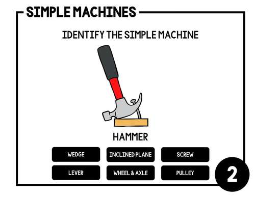 Simple Machines Task Cards Activity | Print and Digital Science Task Cards