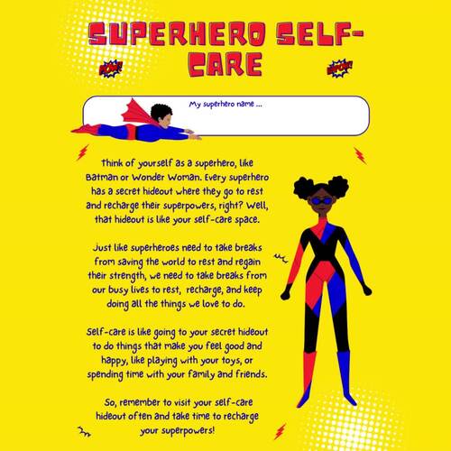Superhero-Themed Self-Care Activities | SEL & Emotional Regulation ...