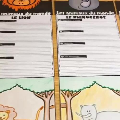 French Animal Research | Recherche animaux de la savane by Prof et Plus