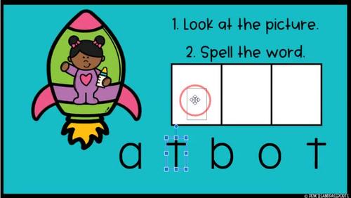 Digital CVC Short O Words {Short Vowel Practice} by Pencils and Passports