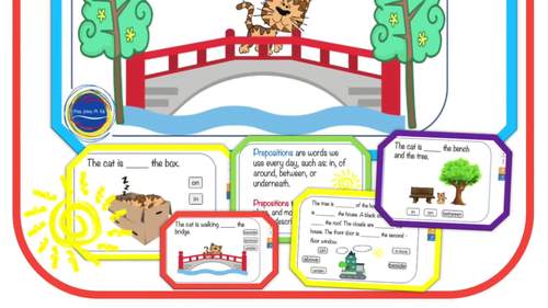 Prepositions Game by Mrs Lena | TPT