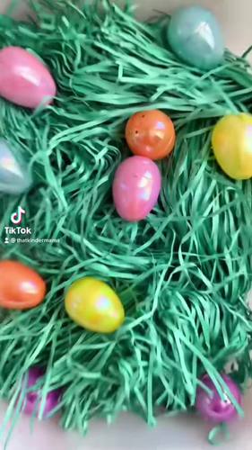 April Sensory Bin | Alphabet | Sight Word | CVC word center | Editable